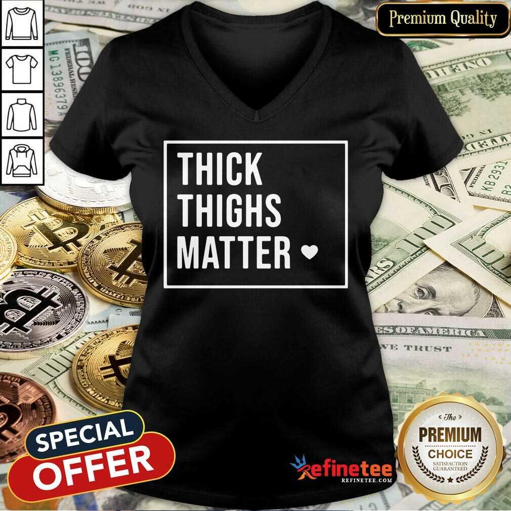 Happy Thick Thighs Matter Overjoyed Shirt - Merchaz Happy Thick Thighs Matter Overjoyed Shirt - Merchaz